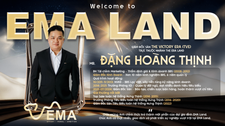 EMA Land Bổ Nhiệm Ông Đặng Hoàng Thịnh Giữ Chức Giám Đốc Sàn The ...